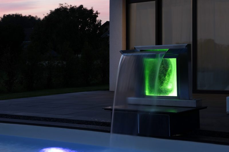 Stainless Steel LED Pool Fountain