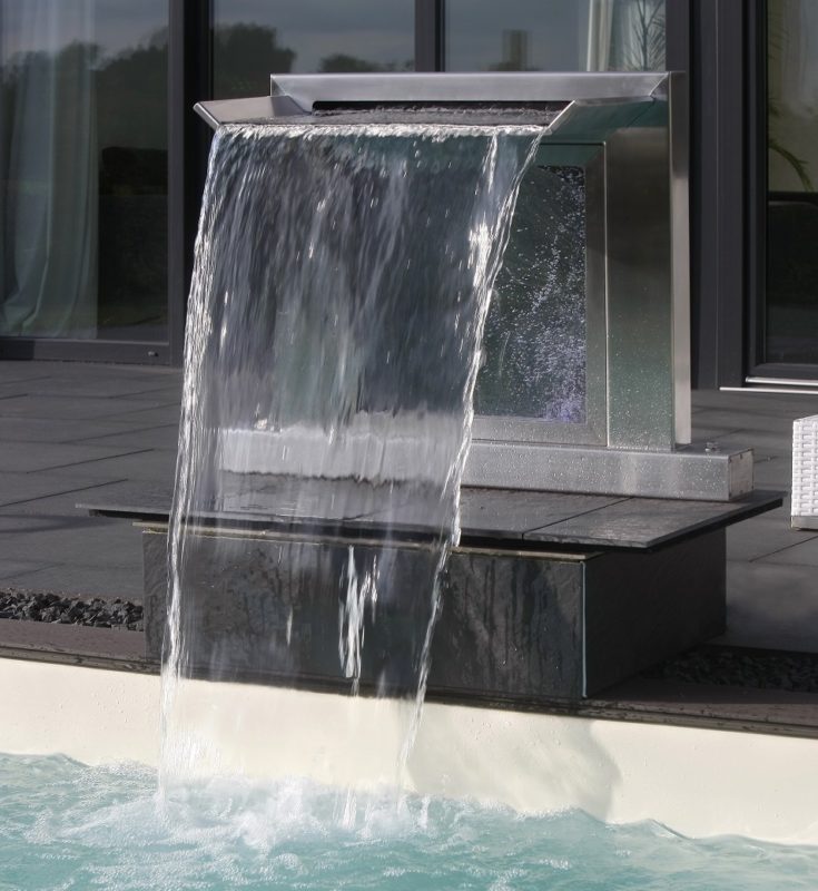 Stainless Steel LED Pool Fountain