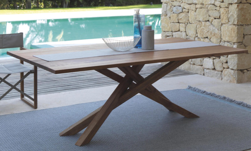 Bali Rectangular Solid Teak Dining Table