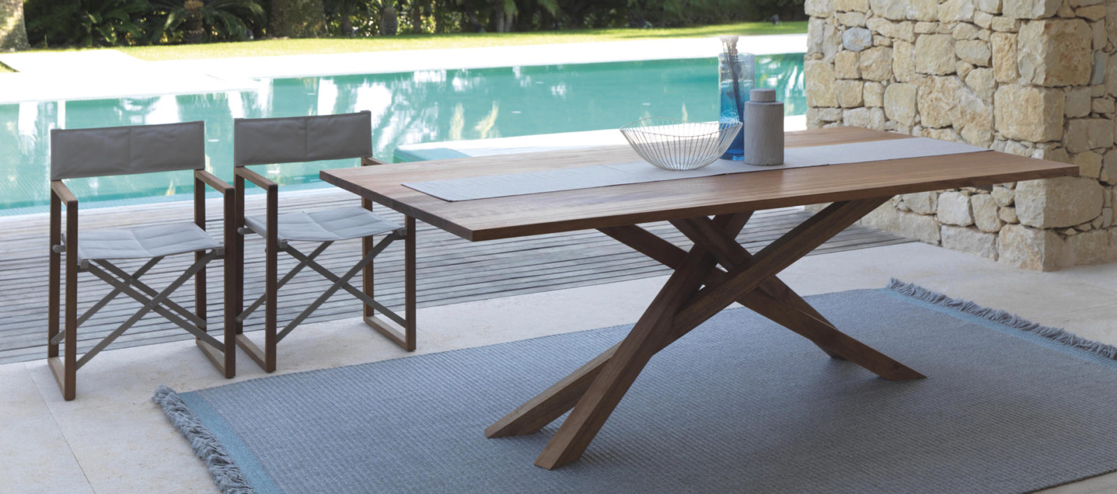 Bali Rectangular Solid Teak Dining Table