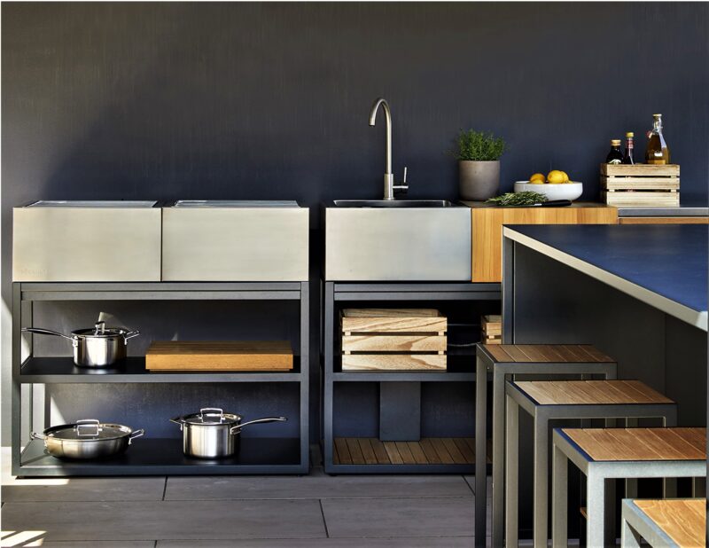 Outdoor Kitchen BBQ Charcoal or Propane Grill | Grill Island